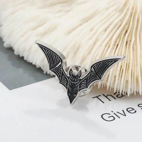 Bat Pin - Etsy