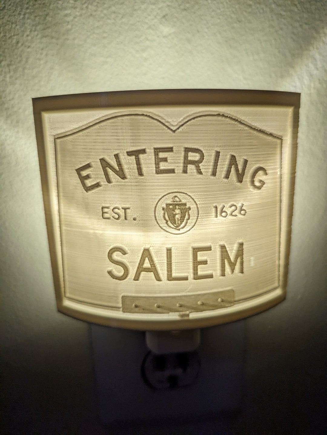 Entering Salem Nightlight Lithophane - Etsy