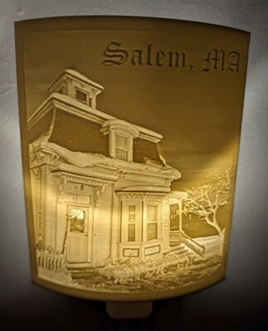 Salem's Max & Dani's House/balcomb Cottage Nightlight 3d Printed ...