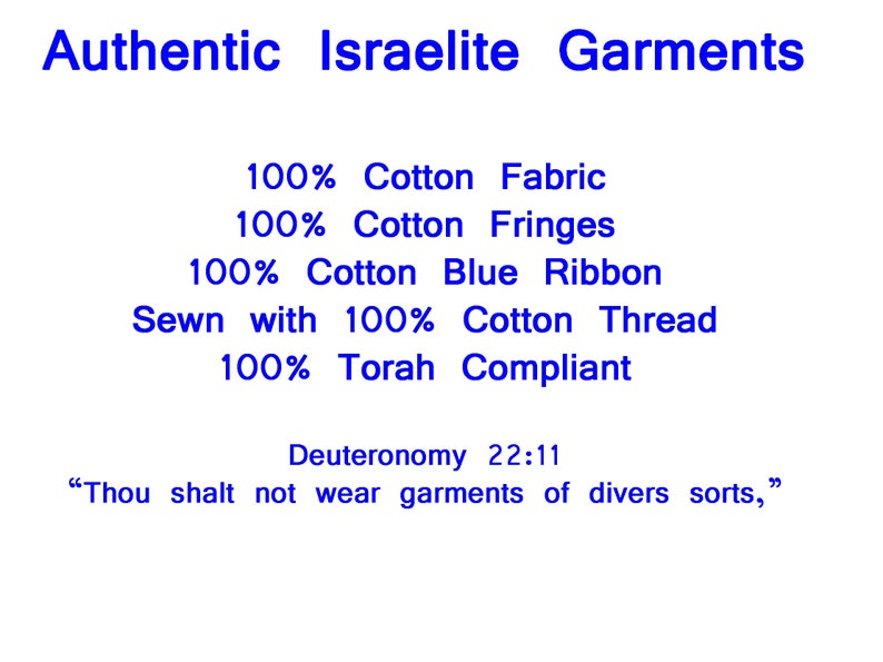 Israelite Tunic With Fringes, Hebrew Israelite Garments, Israelite ...