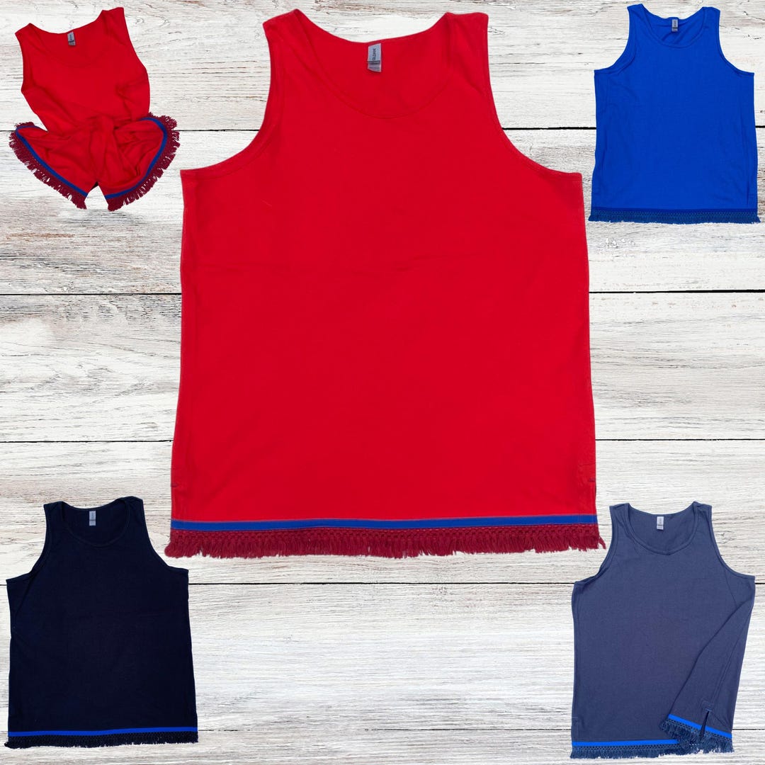 Men's Israelite Tanks With Fringes, Hebrew Garments, Fringes, Fringed ...