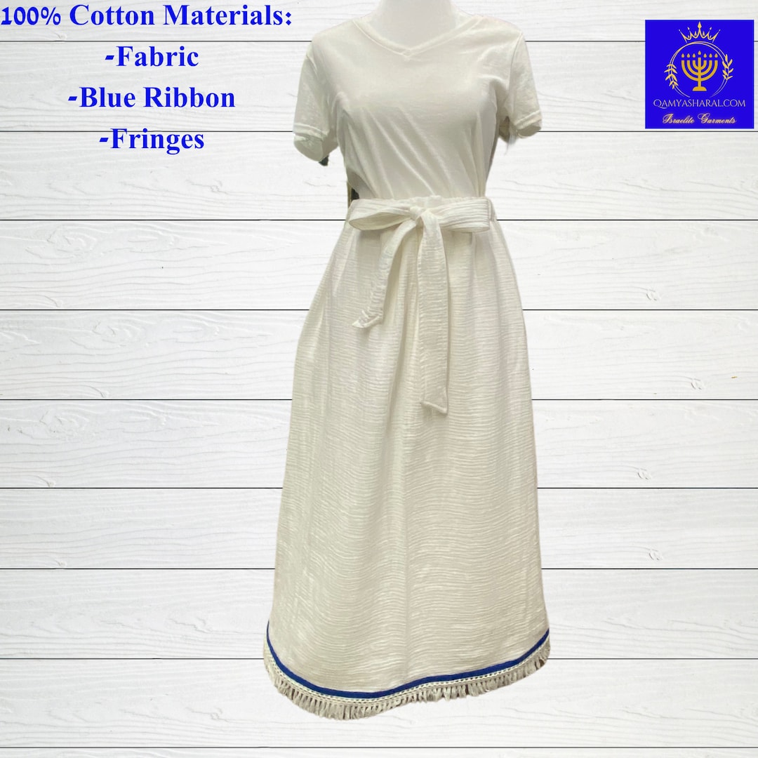 Israelite Women’s Skirt, Hebrew Skirt, Skirt With Fringes, Hebrew ...