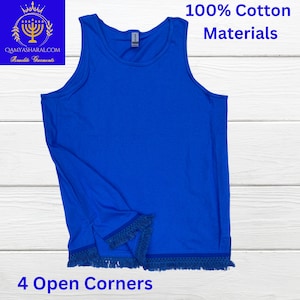 Men's Israelite Tanks With MATCHING Fringes, Hebrew Garments, Fringes ...