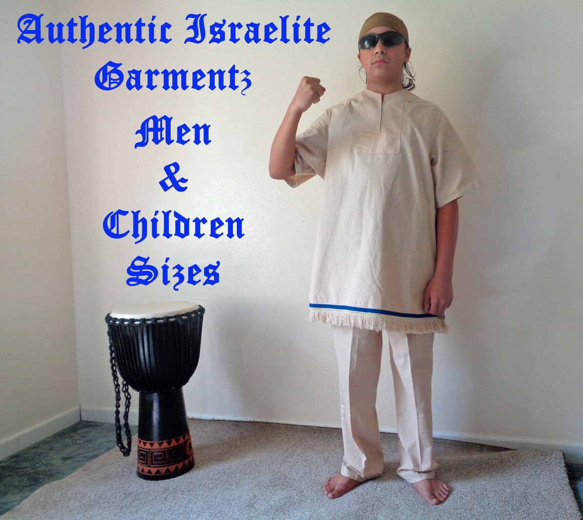 Israelite Tunic With Fringes, Hebrew Israelite Garments, Israelite ...