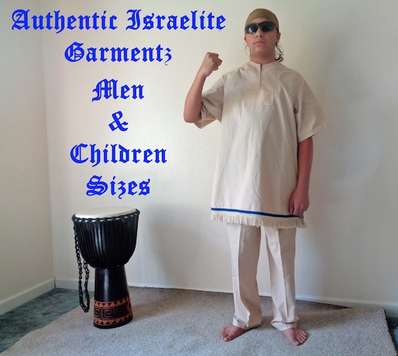 Israelite Tunic/ Kaftan Authentic 100% Cotton EVERYTHING.... | Etsy Canada