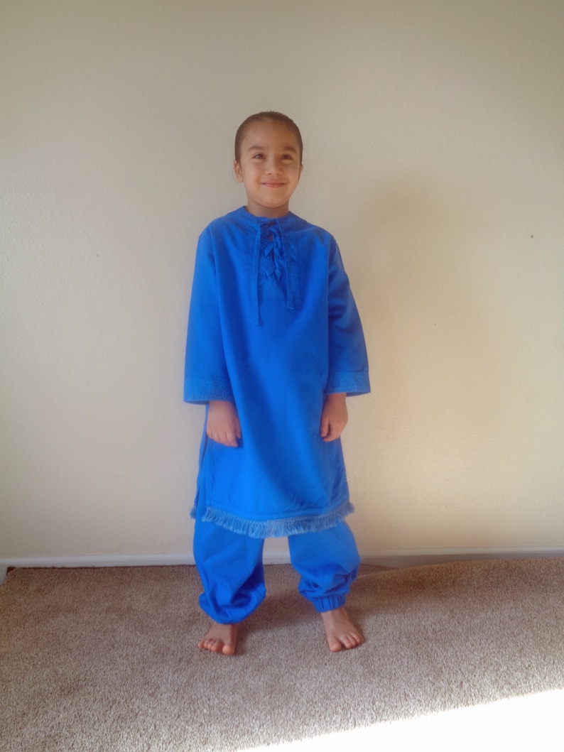 Boys Israelite Tunic and Pants Set, Tunic With Fringes, Hebrew ...