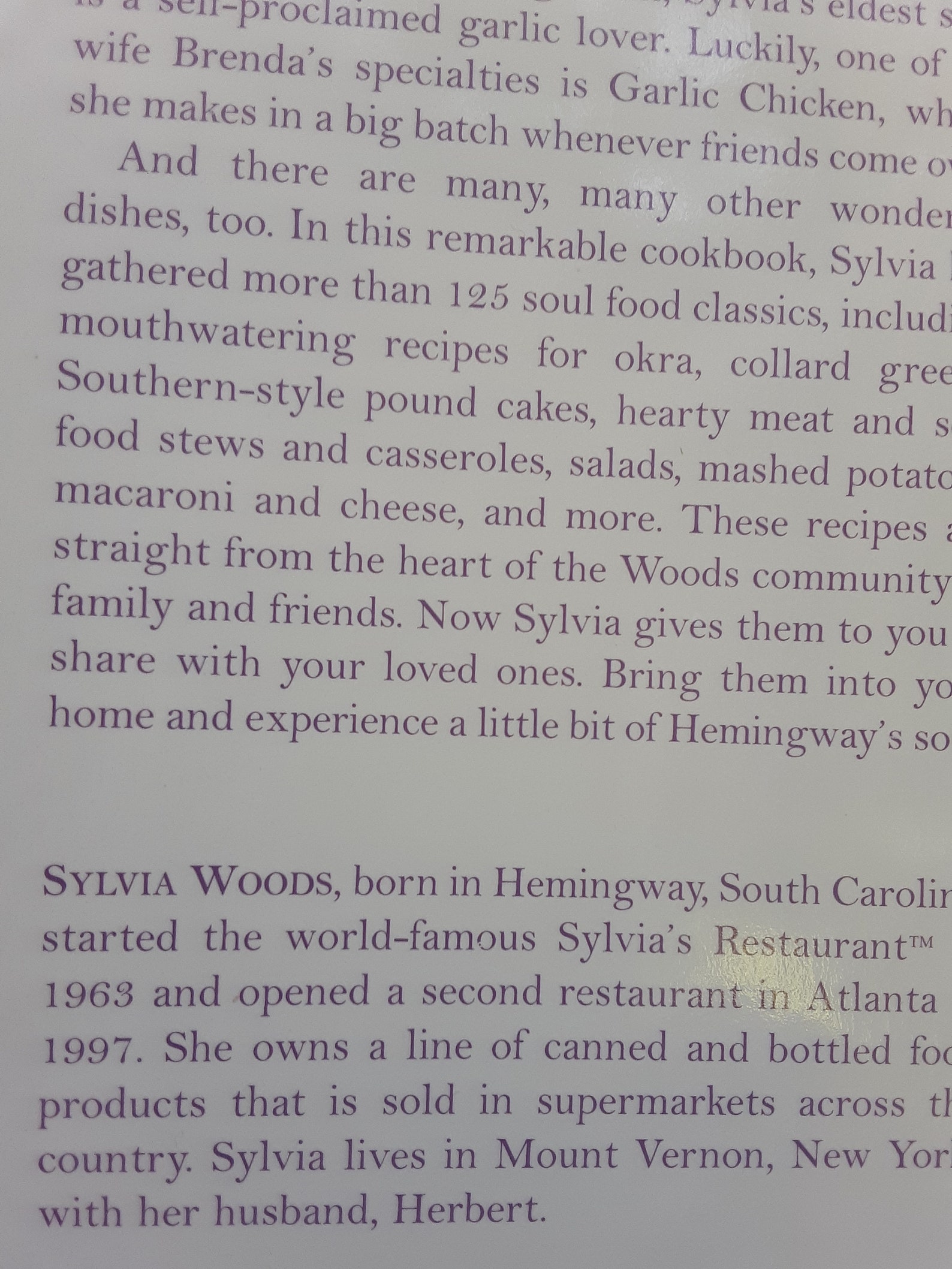Sylvia's Family Soul Food Cookbook - Etsy