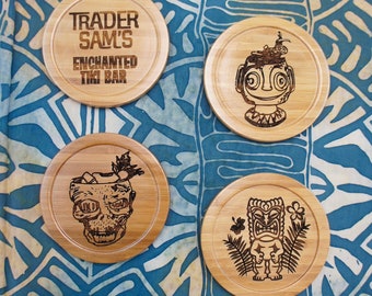 Tiki Bar Coasters - Etsy