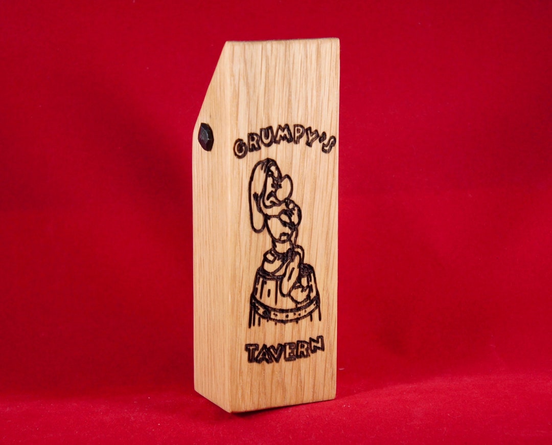 Grumpy Inspired grumpy's Tavern Oak Hand-held - Etsy