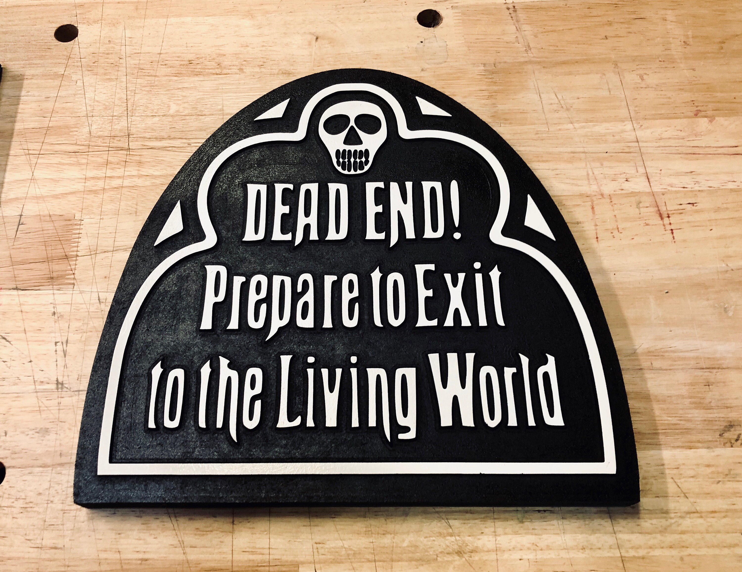 Haunted Mansion Inspired dead End Wall Hanging | Etsy
