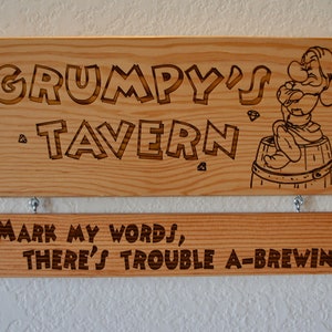 Grumpy Inspired grumpy's Tavern Sign - Etsy