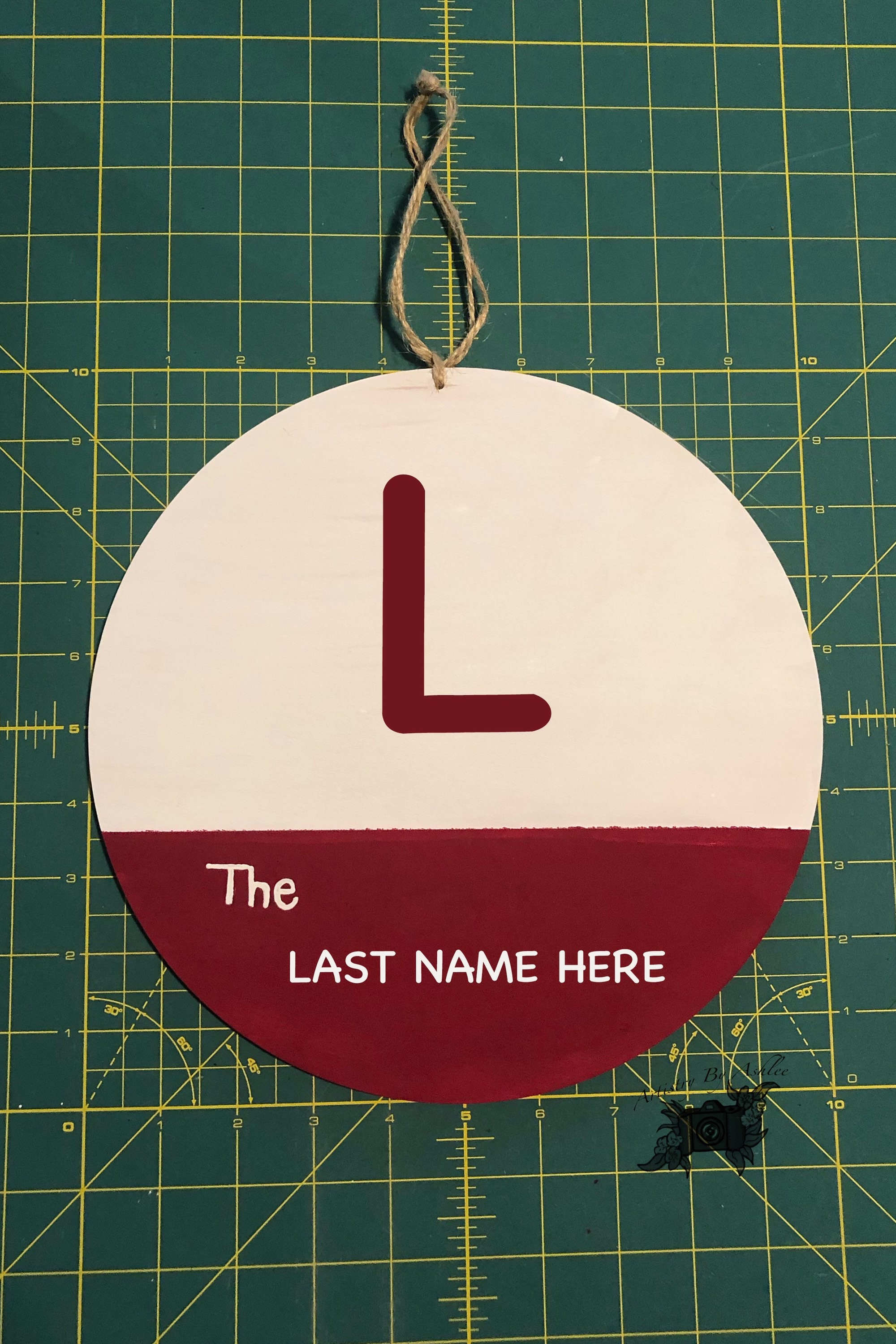 Personalized Letter w/ Last Name Sign/ Art - Etsy.de