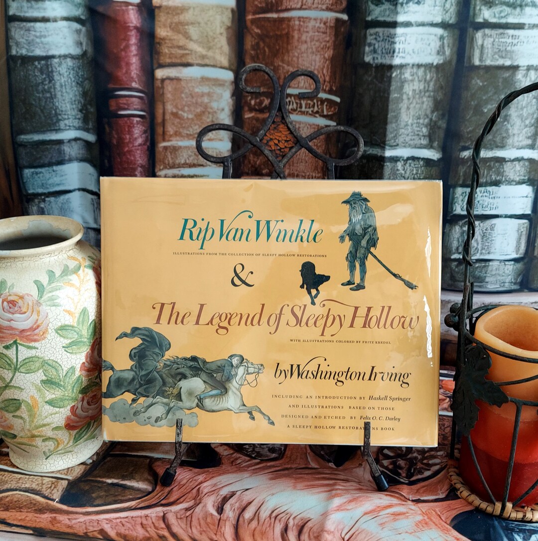 First Edition Book of Washington Irving's "legend of Sleepy Hollow ...