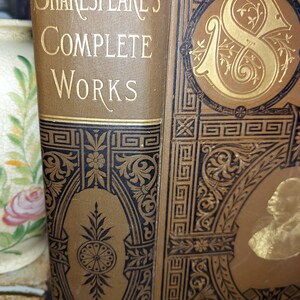 Vintage 1880 Books, the Complete Works of Shakespeare, Dramatic ...