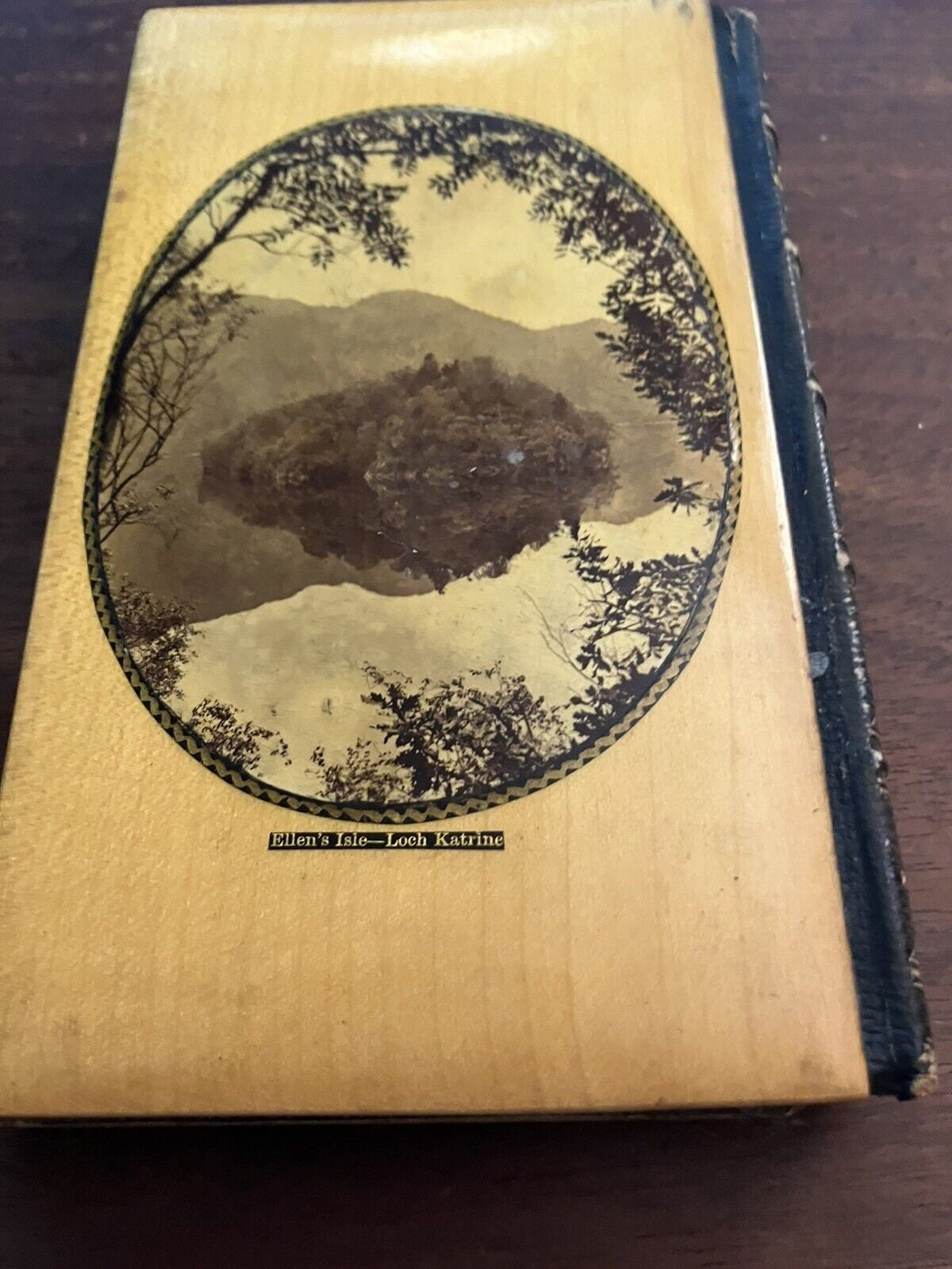 Mauchline Wooden Book 'lady of the Lake' by Sir - Etsy