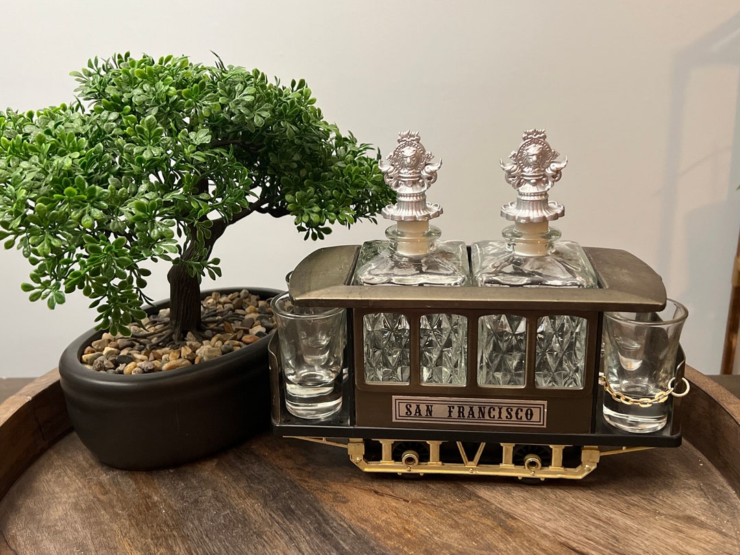Vintage San Francisco Trolly Decanter Set by Fred Roberts Co. - Etsy