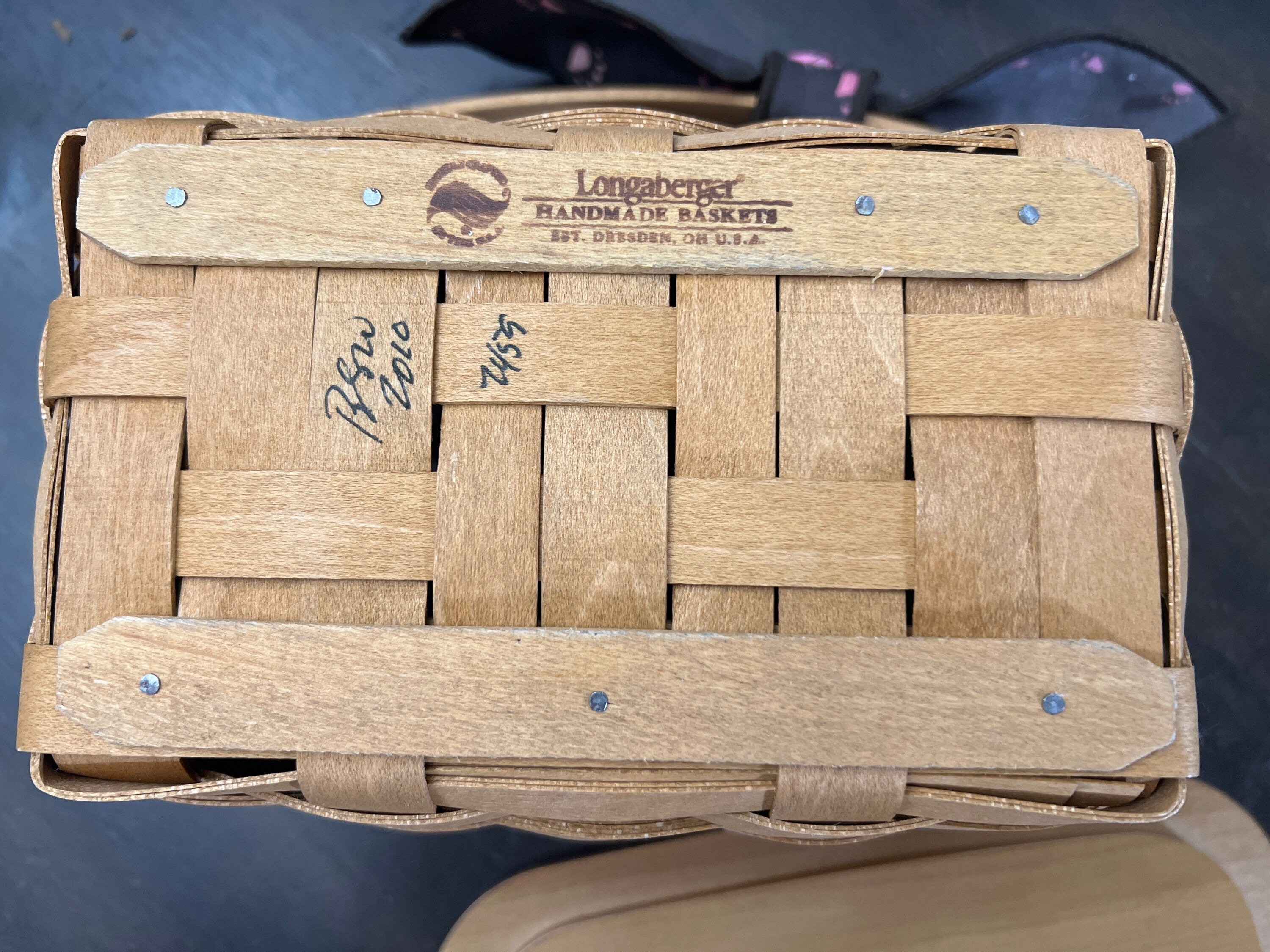 Longaberger Boyd Bear Basket Combo. Plastic Insert Engraved - Etsy