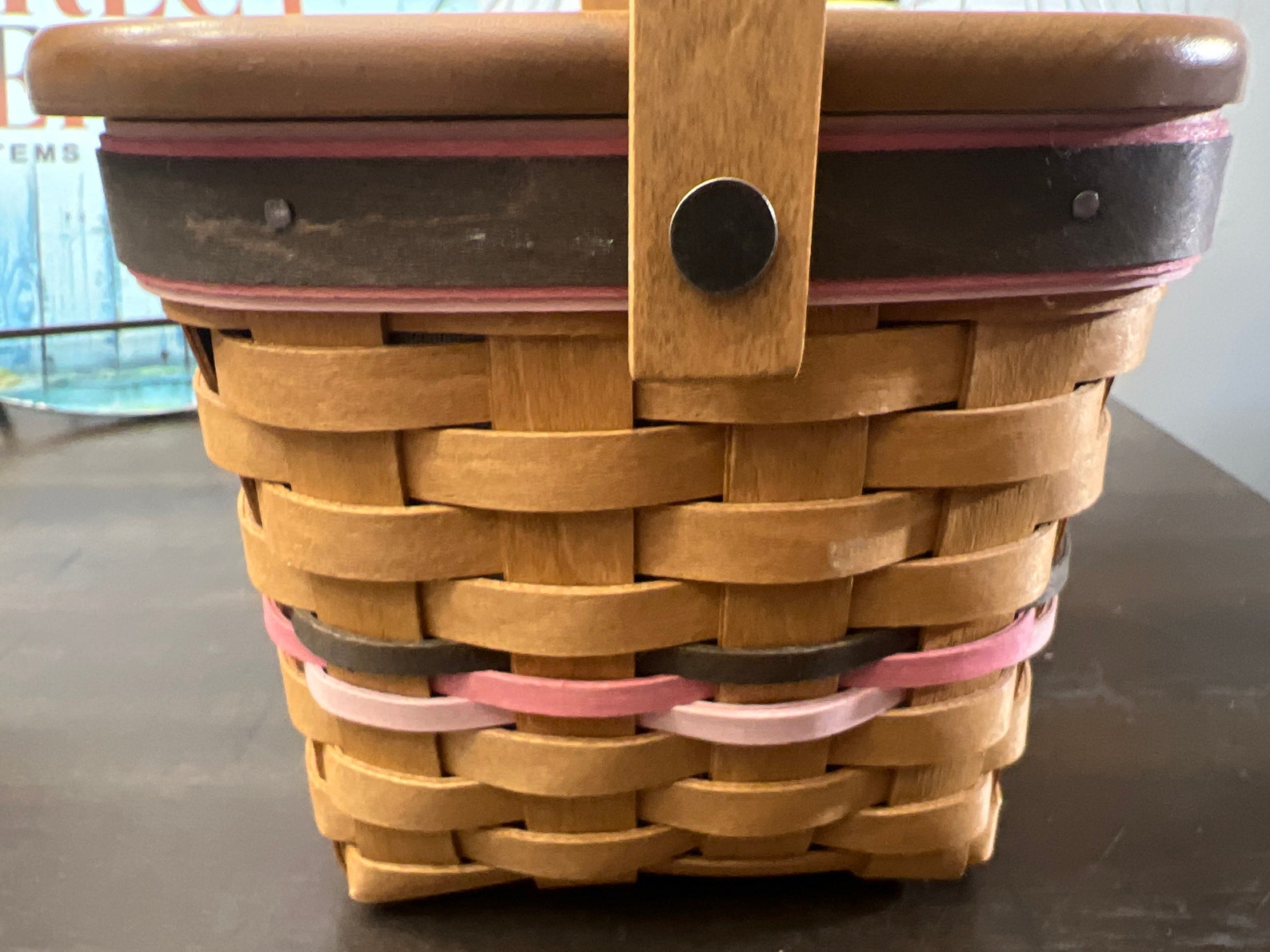 Longaberger Boyd Bear Basket Combo. Plastic Insert Engraved - Etsy