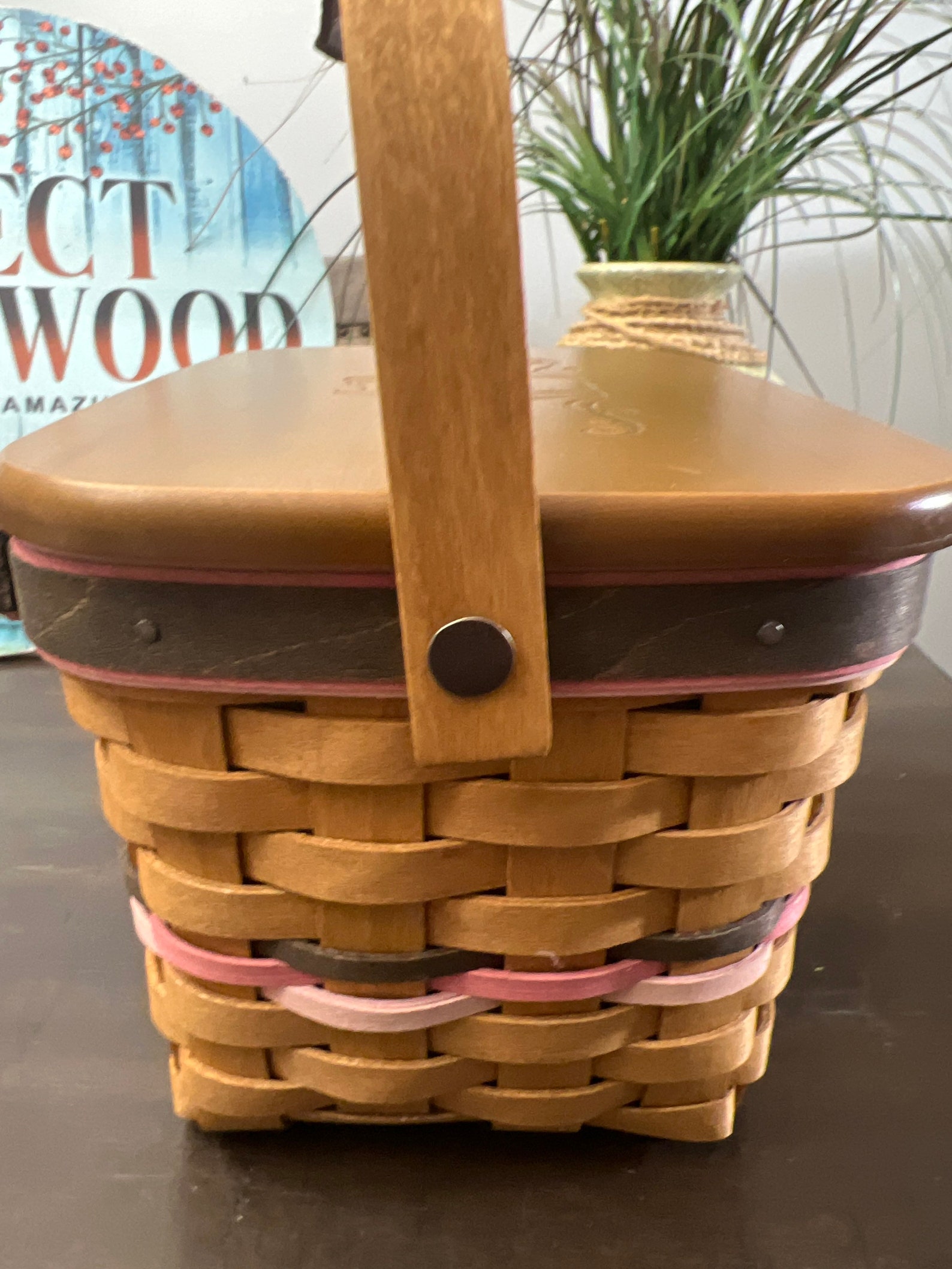 Longaberger Boyd Bear Basket Combo. Plastic Insert Engraved - Etsy