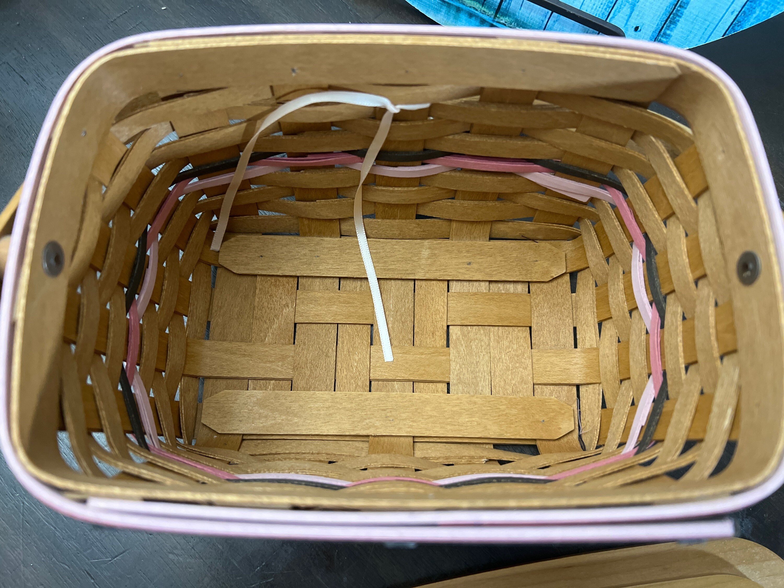 Longaberger Boyd Bear Basket Combo. Plastic Insert Engraved - Etsy