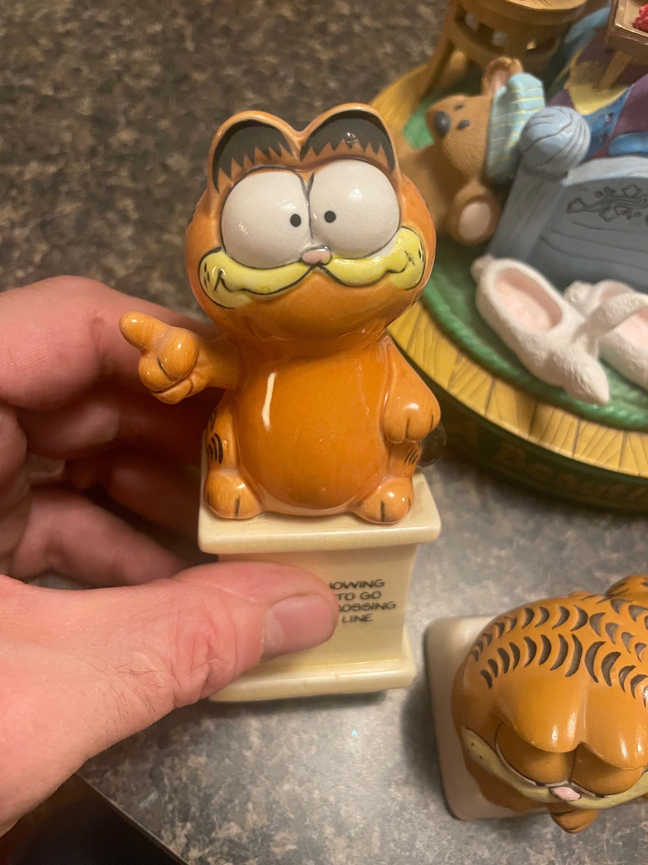 Garfield LOT 1 6x Pieces 80s and 90s Including Perfect Working Music ...
