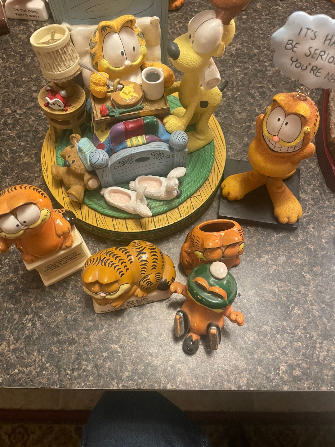 Garfield LOT 1 6x Pieces 80s and 90s Including Perfect Working Music ...