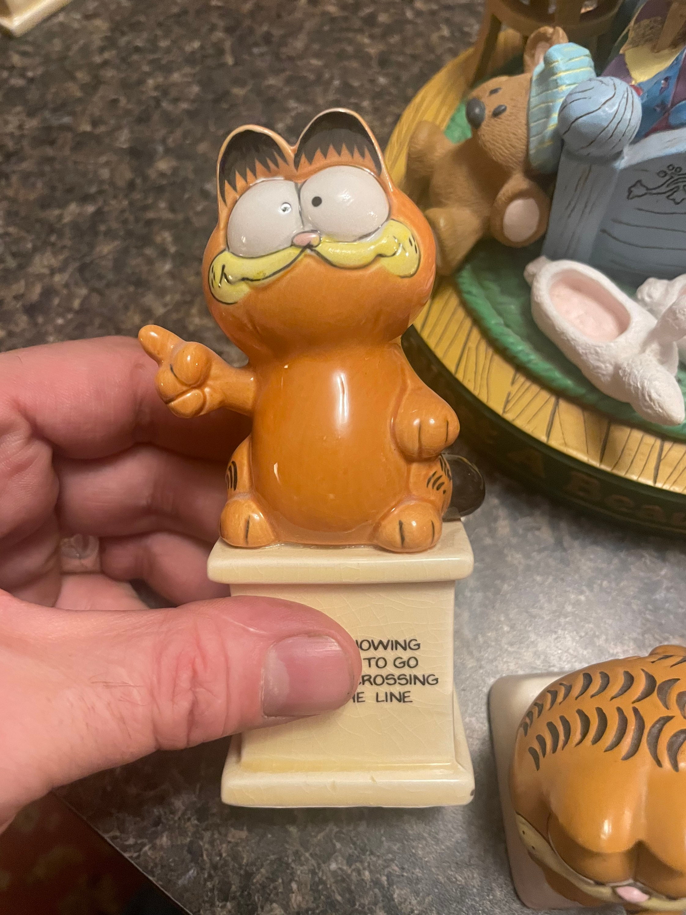 Garfield LOT 1 6x Pieces 80s and 90s Including Perfect Working Music ...