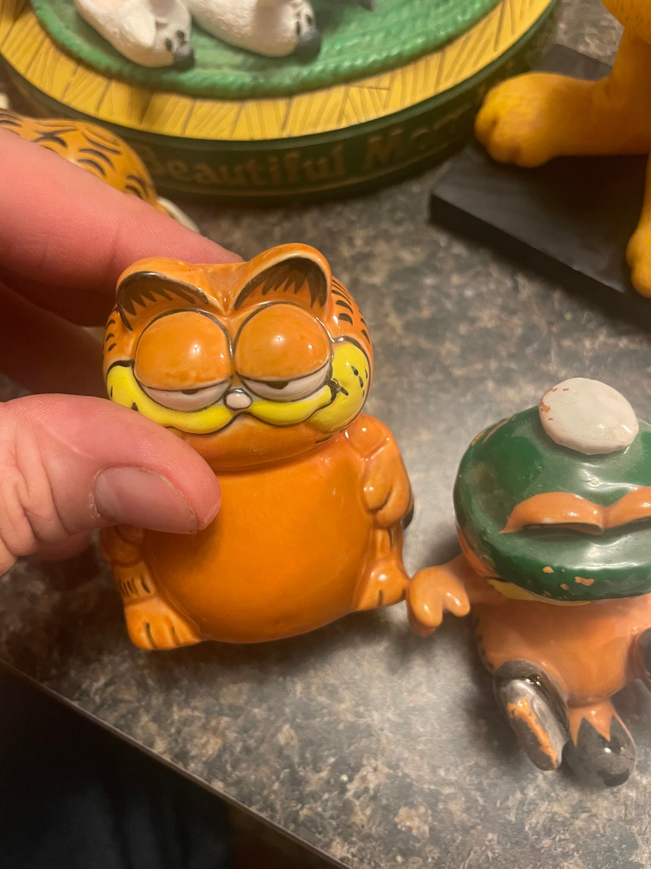Garfield LOT 1 6x Pieces 80s and 90s Including Perfect Working Music ...