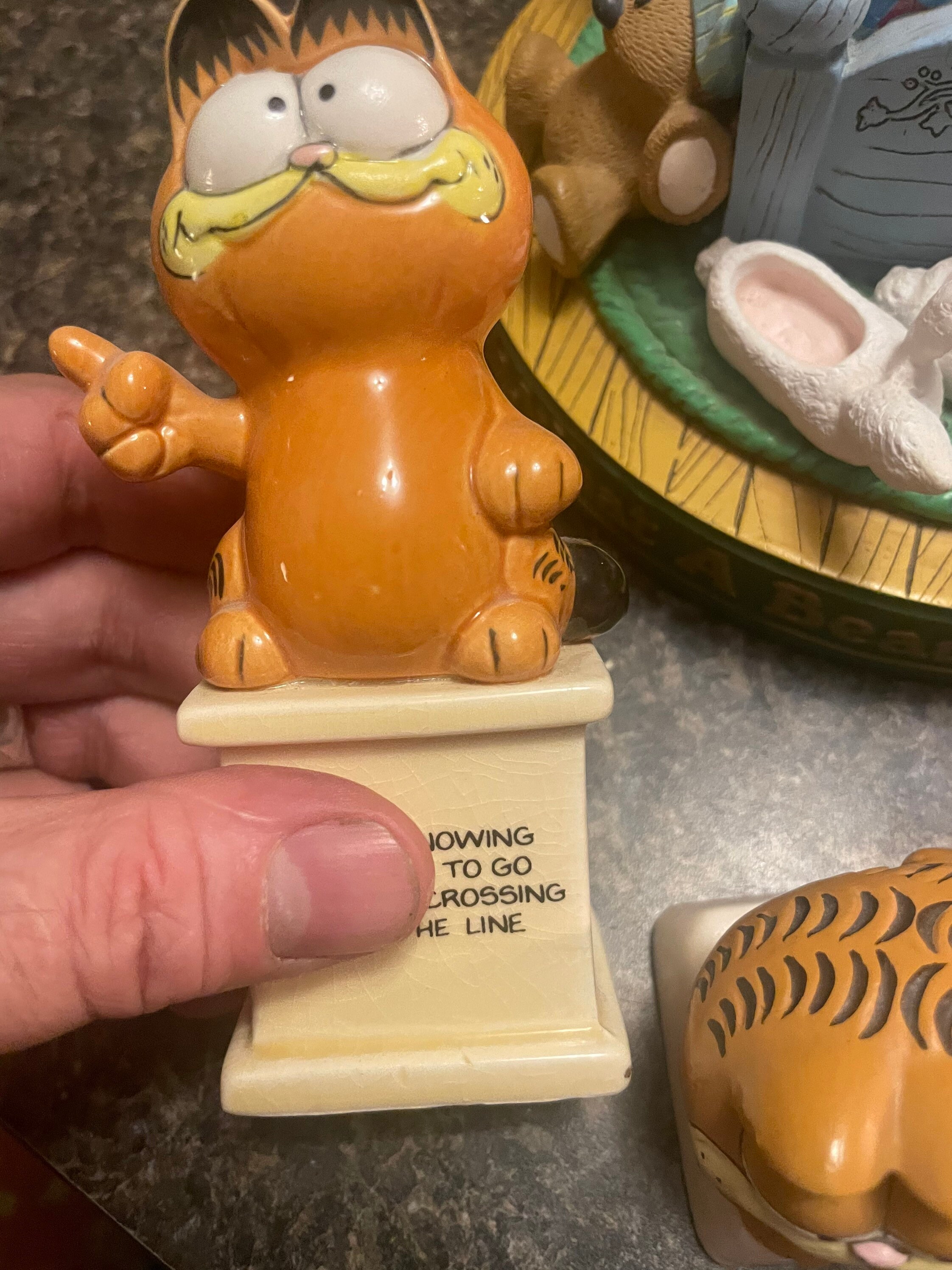 Garfield LOT 1 6x Pieces 80s and 90s Including Perfect Working Music ...