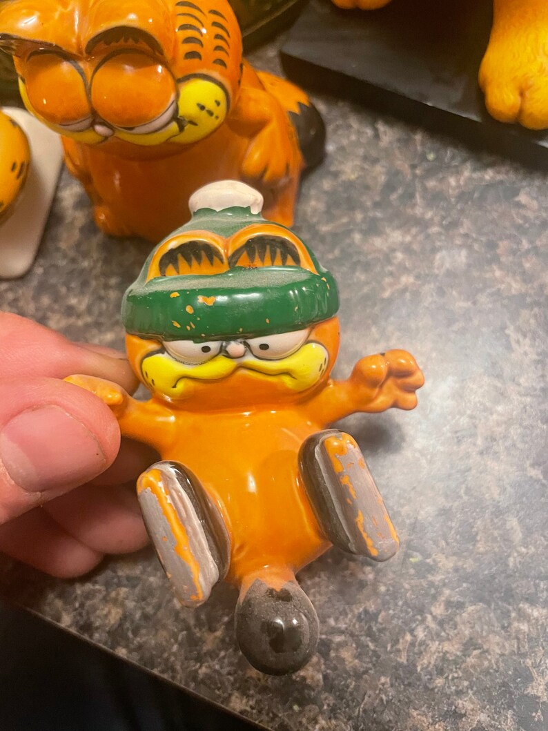 Garfield LOT 1 6x Pieces 80s and 90s Including Perfect Working Music ...
