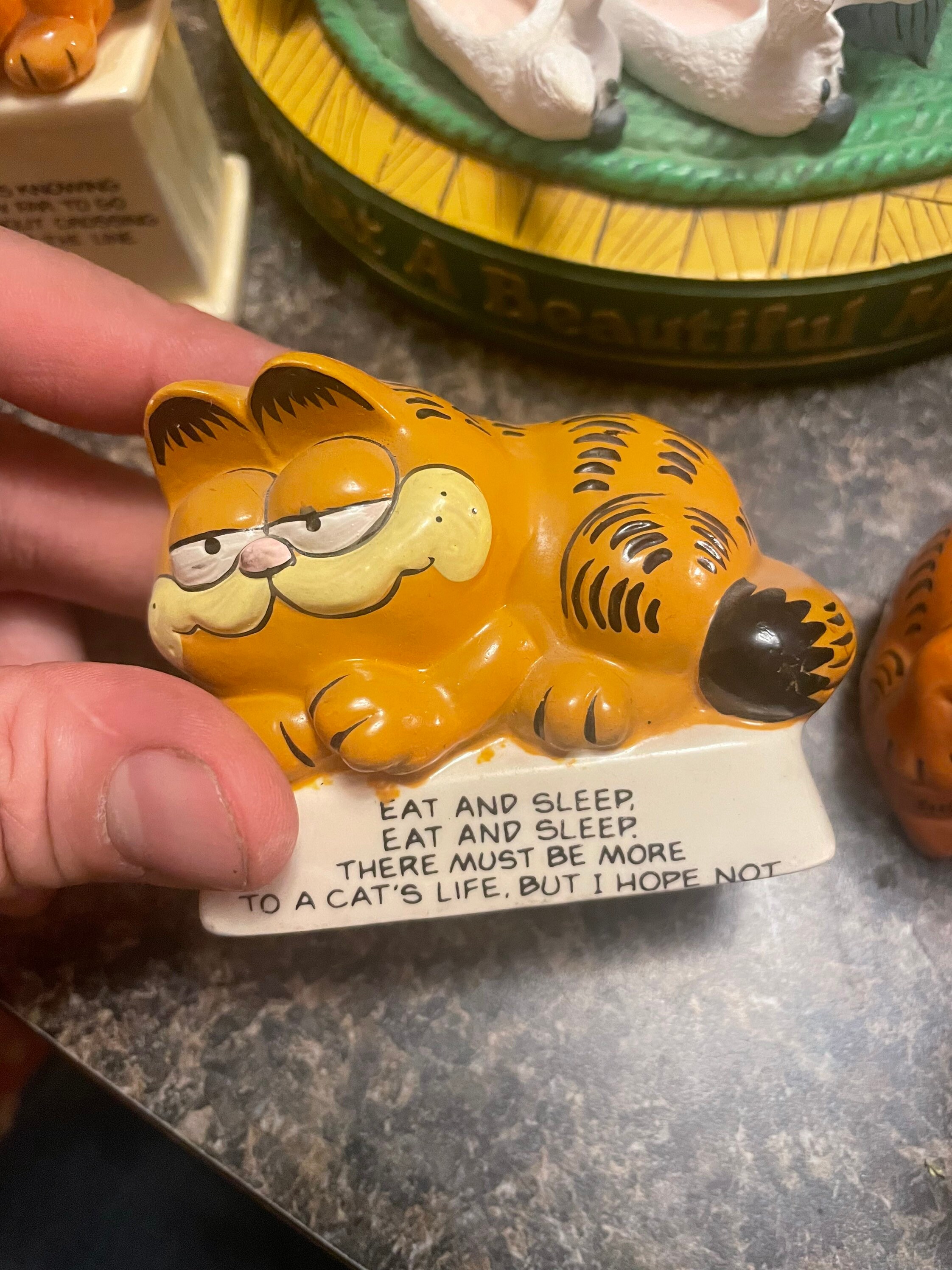 Garfield LOT 1 6x Pieces 80s and 90s Including Perfect Working Music ...