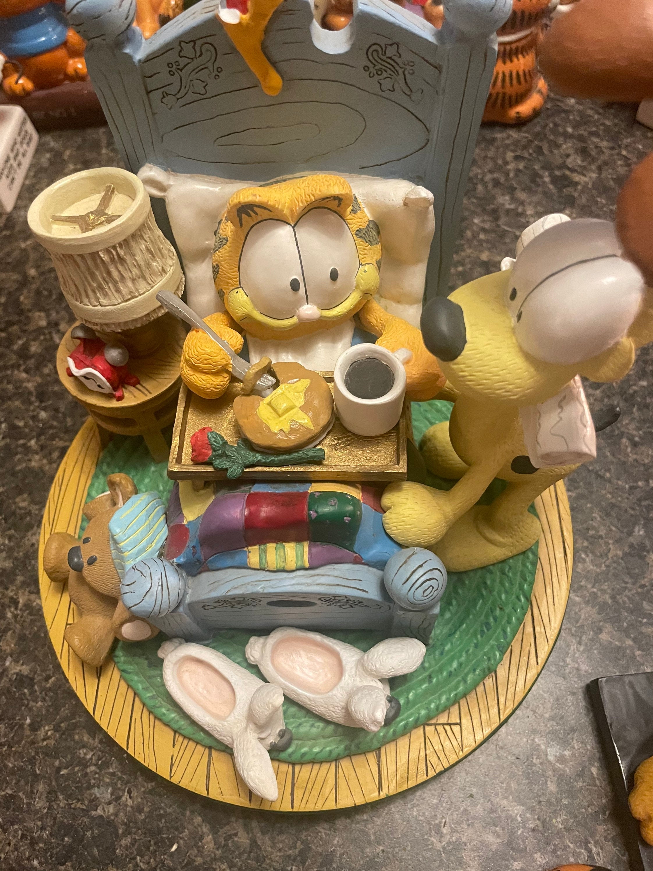 Garfield LOT 1 6x Pieces 80s and 90s Including Perfect Working Music ...