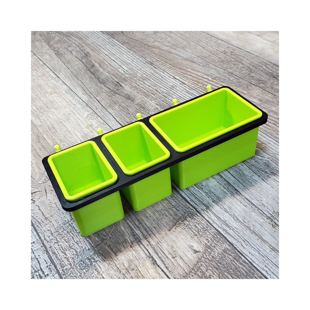 3-BIN Small Parts Bins - Etsy
