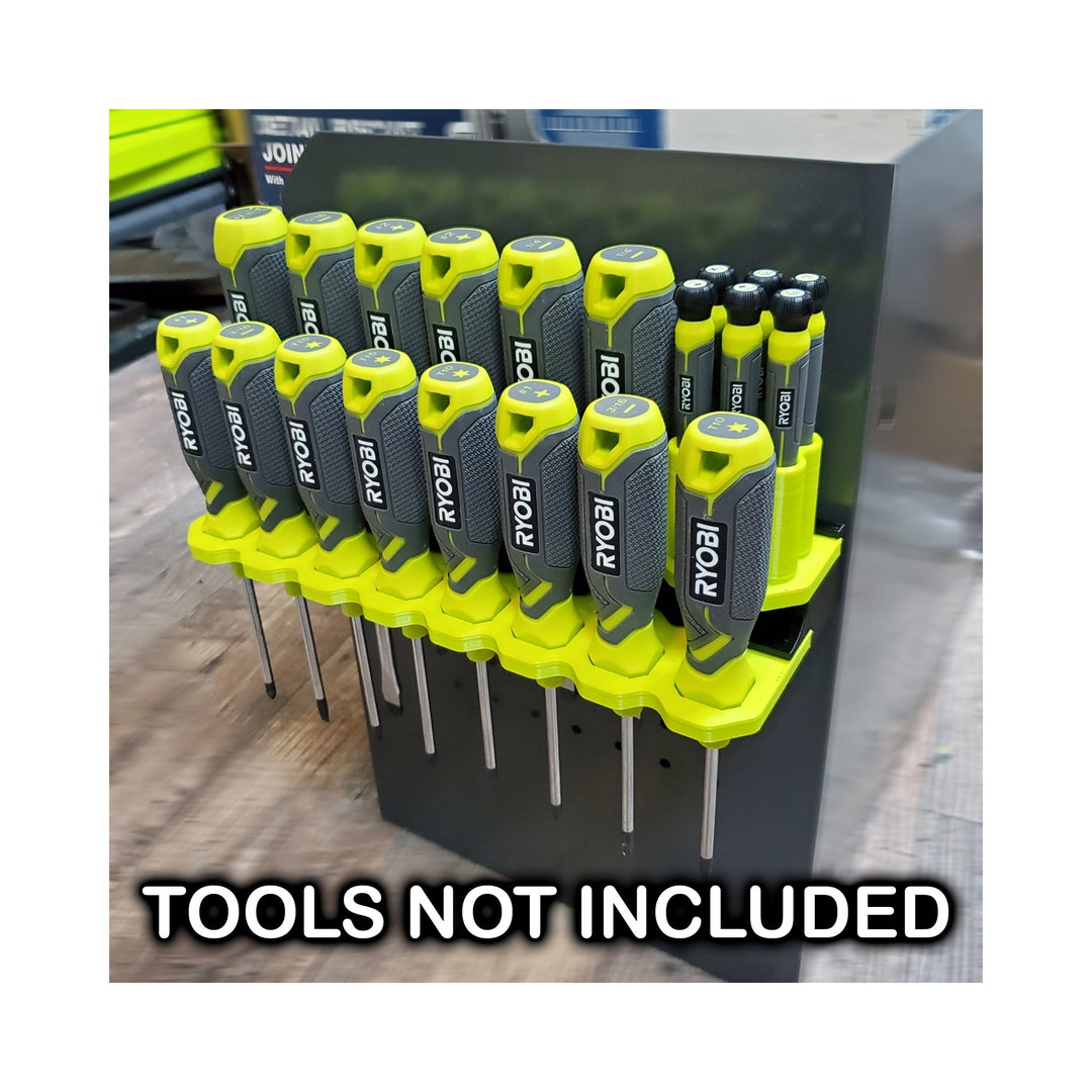 Metal Pegboard Rack for Ryobi 20-piece Screwdriver Set - Etsy