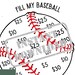 Fill My Baseball Fundraiser: Team/club Donations Tracker (instant ...