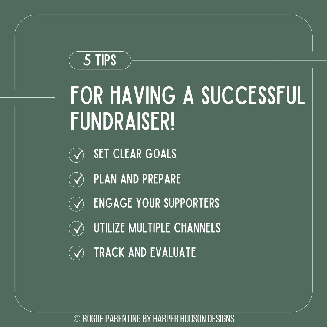 Fundraiser Bundle | Fundraiser Success Tips | INSTANT DOWNLOAD ...