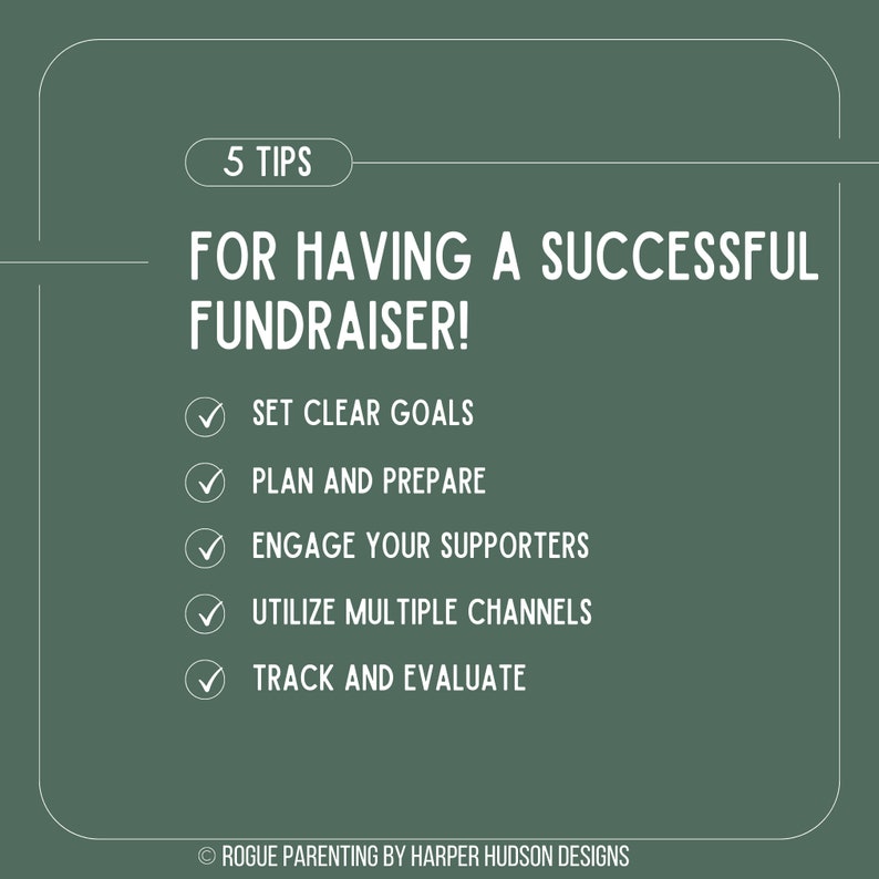 Fundraiser Bundle | Fundraiser Success Tips | INSTANT DOWNLOAD ...