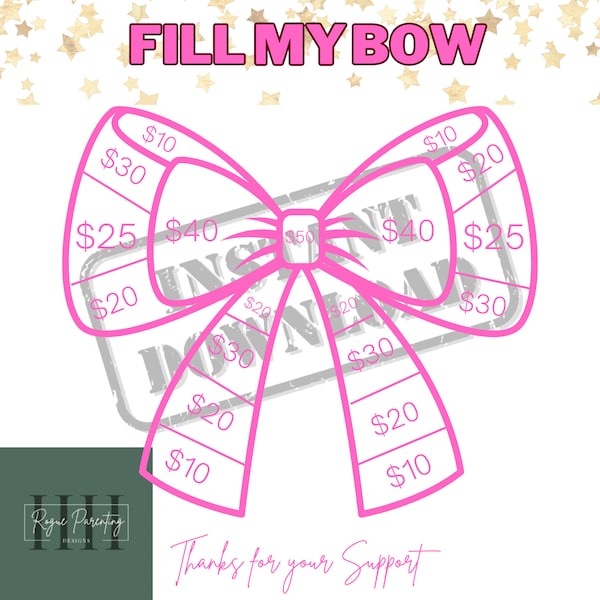 Cheer Fill a Bow Fundraiser - Etsy
