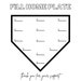 Softball Fundraiser: Fill Home Plate Chart (instant Download) - Etsy
