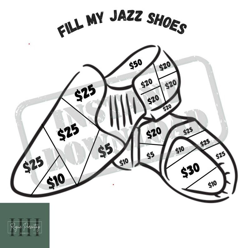 Custom Dance Fundraiser: Fill My Jazz Shoes, Cheer Team (digital ...