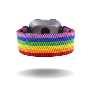 Elastic Fitbit Versa Watch Band - Rainbow Pride - Versa 1 / 2 / Lite - Etsy