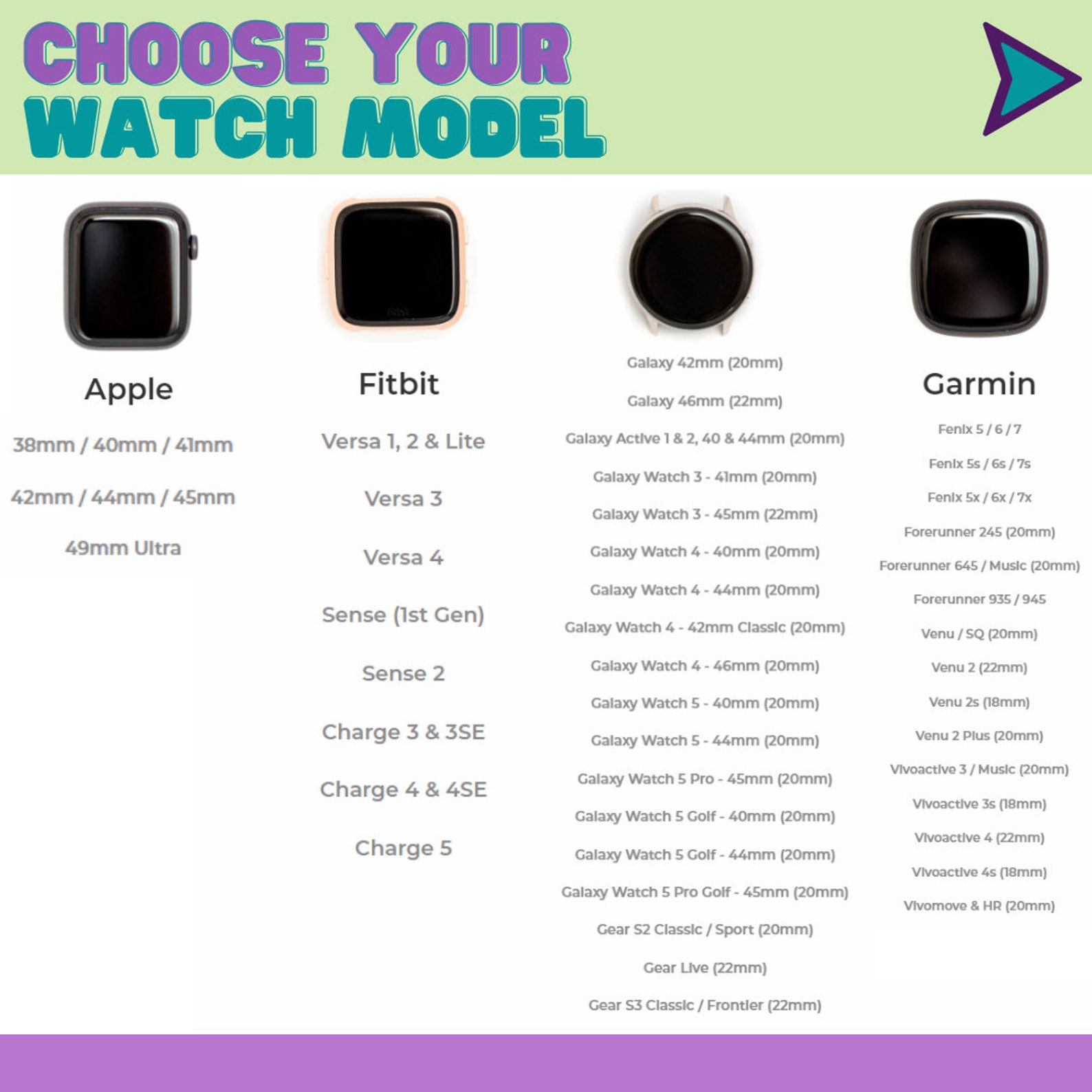 Elastic Watch Band Any Watch Model, Any Size Thick Rainbow Pride ...