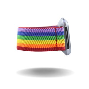 Elastic Fitbit Versa Watch Band - Rainbow Pride - Versa 1 / 2 / Lite - Etsy