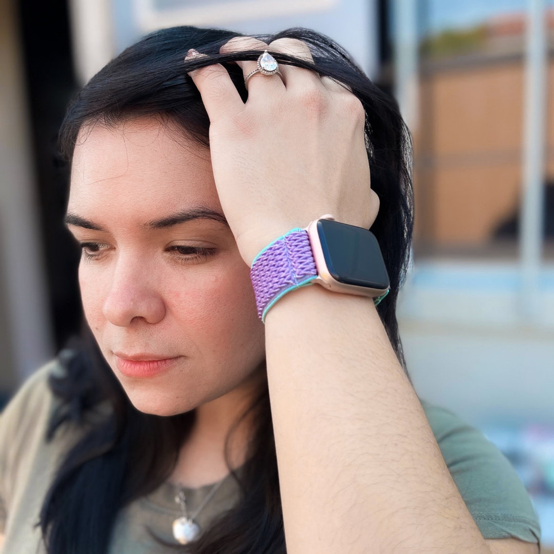 Elastic Watch Band - Any Watch Model, Any Size | Pastel Yellow White ...