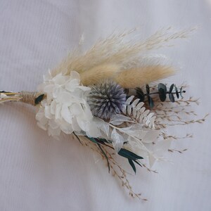 Boho Set Mini Dried Flower Bouquets | Blue Theme Mini Flower Bouquet ...