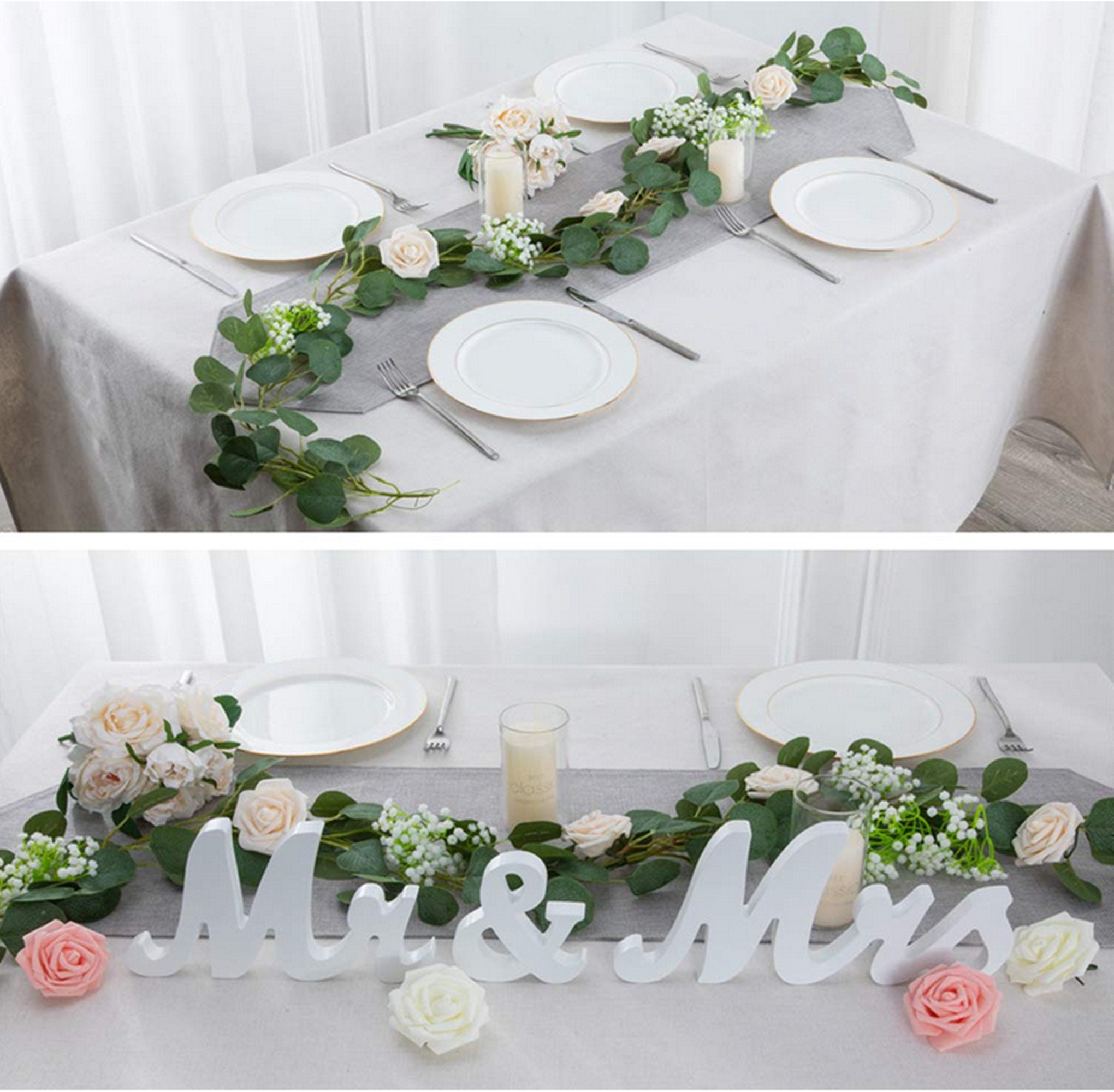 2m6.5ft Greenery Wedding Garland / Greenery Table - Etsy