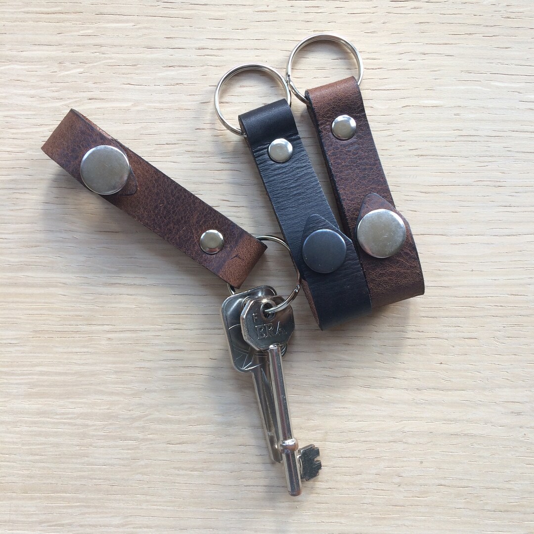 Handmade Leather Key Fob - Etsy