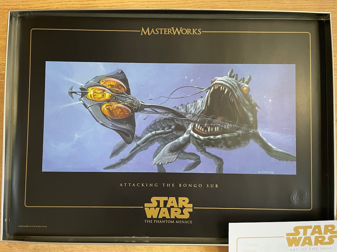 Star Wars Doug Chang Prequel Concept Art Print the Phantom - Etsy