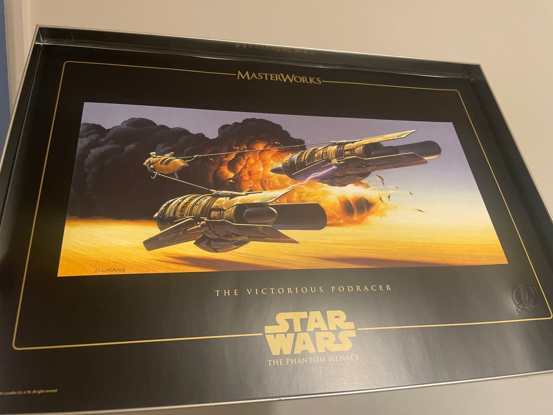 Star Wars Doug Chiang Prequel Concept Art Print Masterworks the Phantom ...
