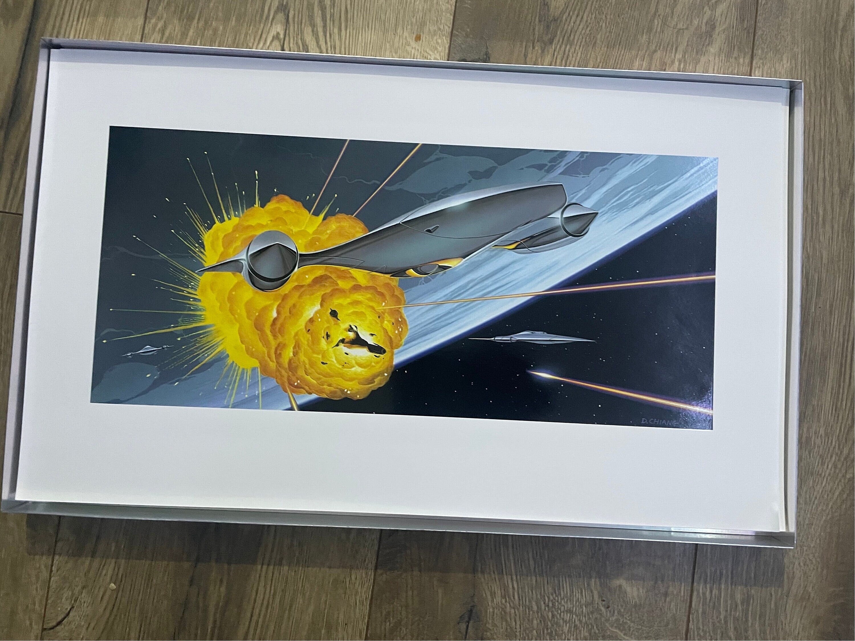 Phantom Menace Vintage PRINT Star Wars Rare 1999 Doug Chiang ...